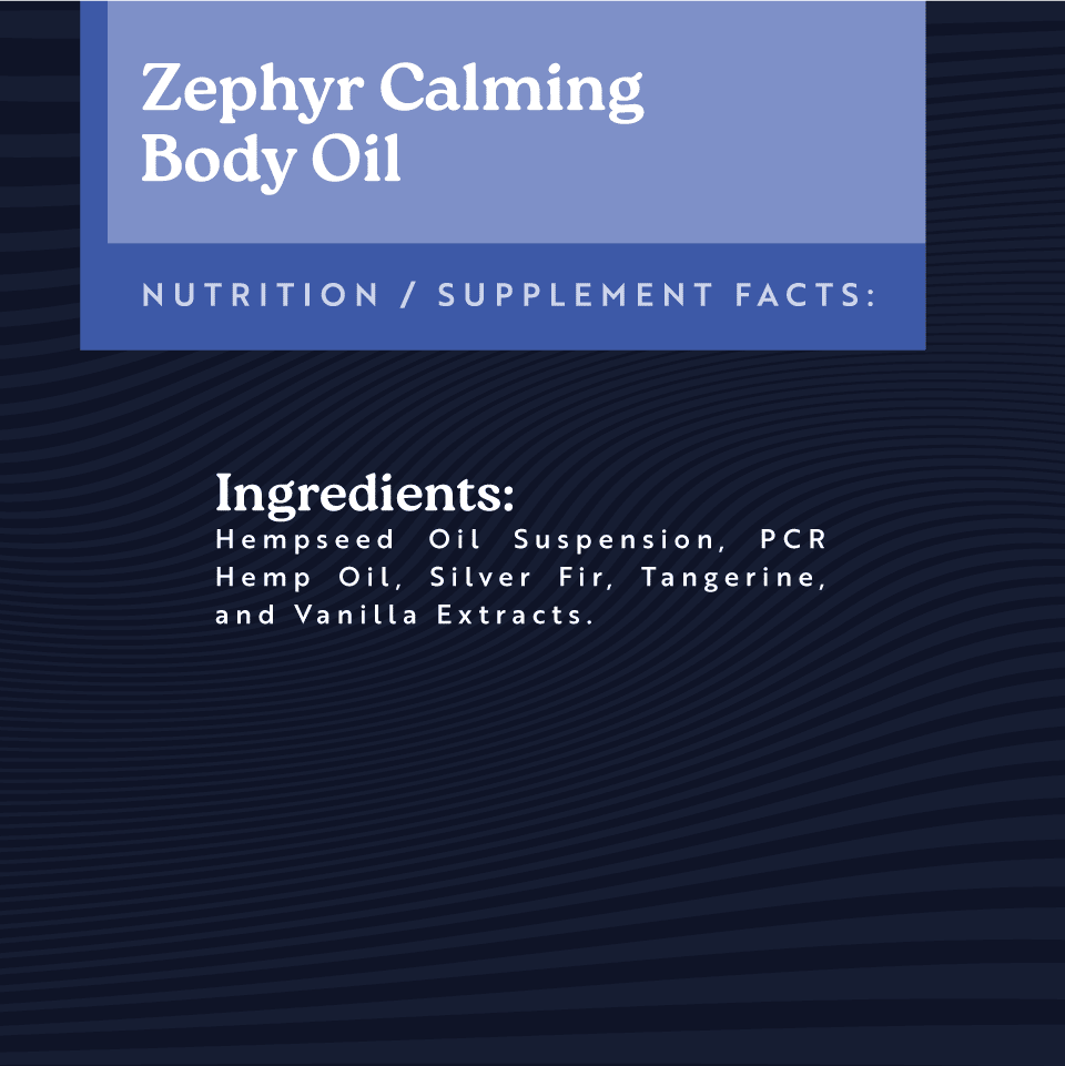 Zephyr Recovery Oil - 450mg 1oz. | Cannabreeze Hemp